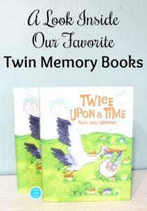Twice Upon a Time Twin Memory Books for Recording Milestones