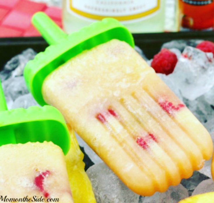 Peach Raspberry Sangria Popsicles Recipe