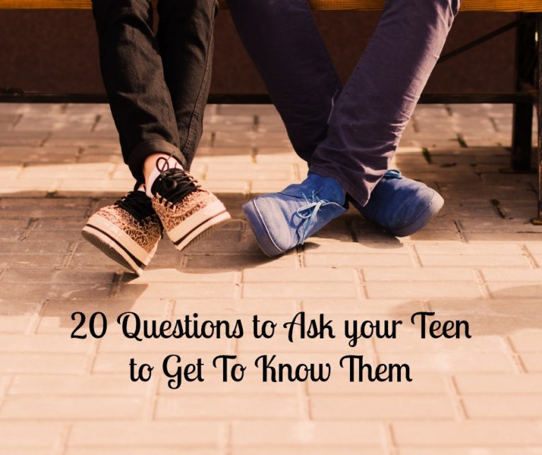 20 Questions to Ask your Teen to Get To Know Them Right Now