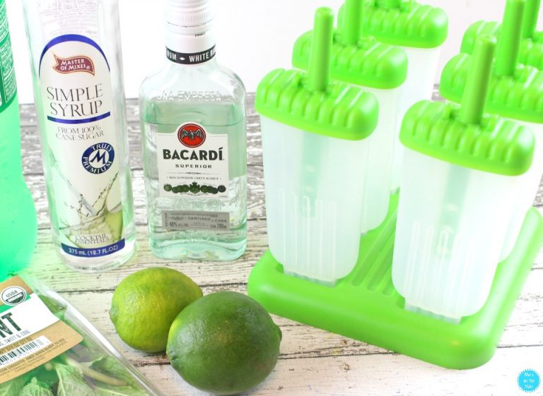 Boozy Mojito Pops f- Delicious Summer Recipe