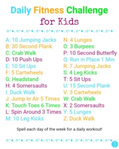 ABC Workout for Kids - Fun and Easy Fitness Challenge