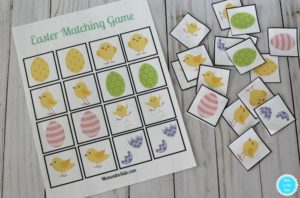 Easter Matching Game Free Printable