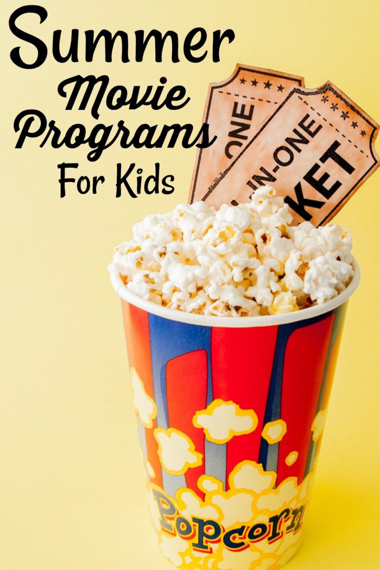 Awesome Summer Movie Programs for Kids with Discounted Tickets