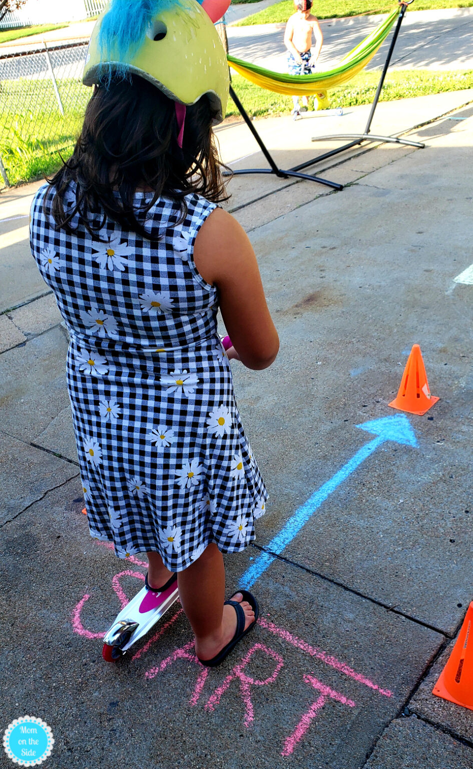 Driveway Obstacle Course for Scooters You Can Make in 30 Minutes