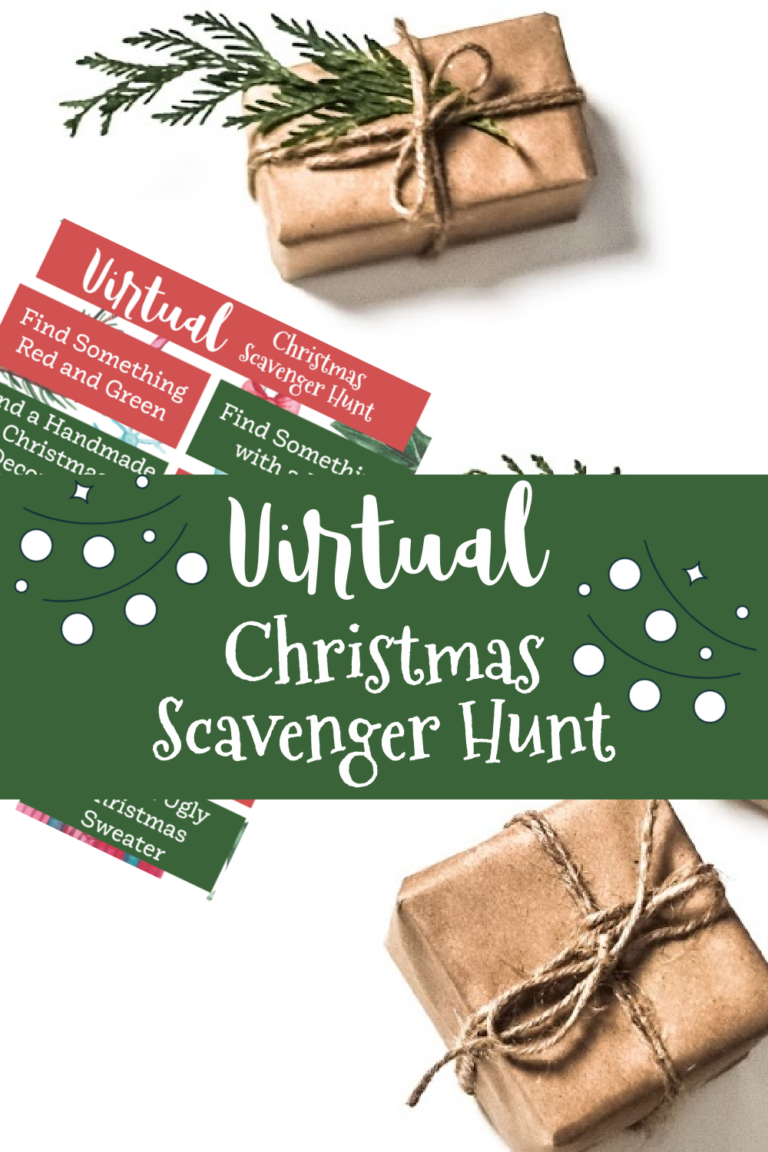 Virtual Christmas Scavenger Hunt - Free Printable Clues