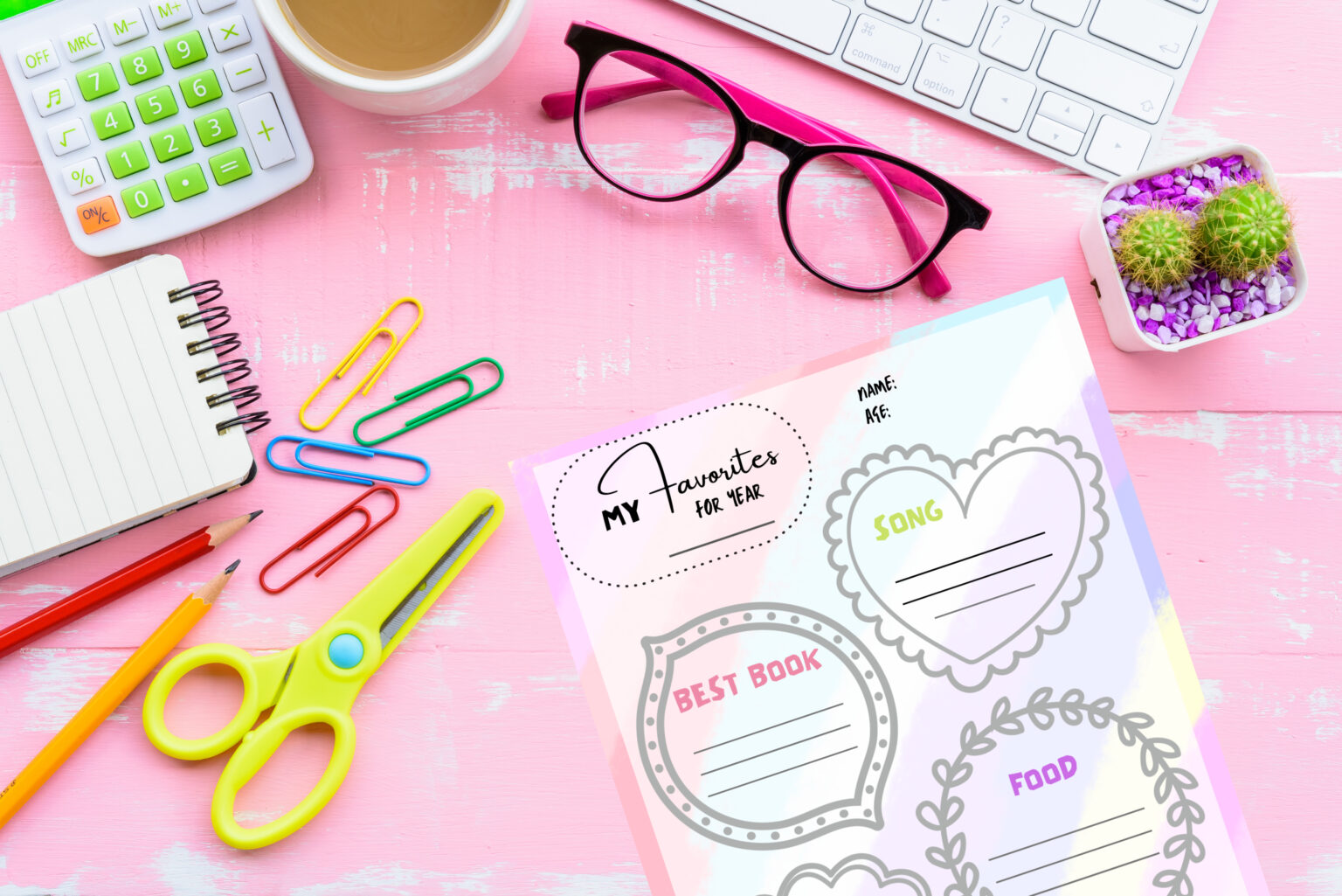 Kids End of Year Journal Printable - Fun Way to Remember Each Year