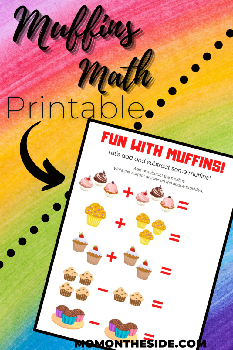 MUFFINS MATH WORKSHEET PRINTABLE