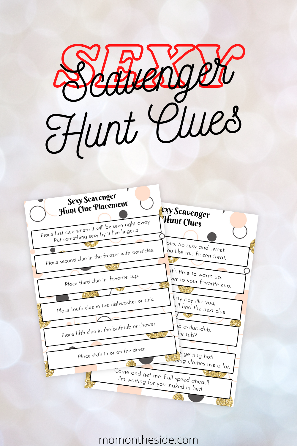 y Scavenger Hunt Clues for Date Night at Home