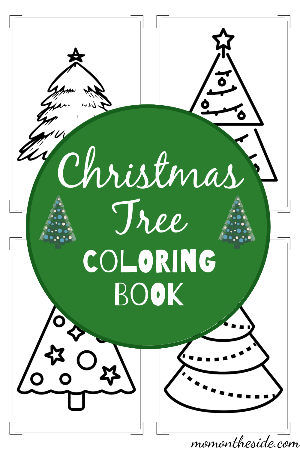 Christmas Tree Coloring Book - 14 Free Printable Pages