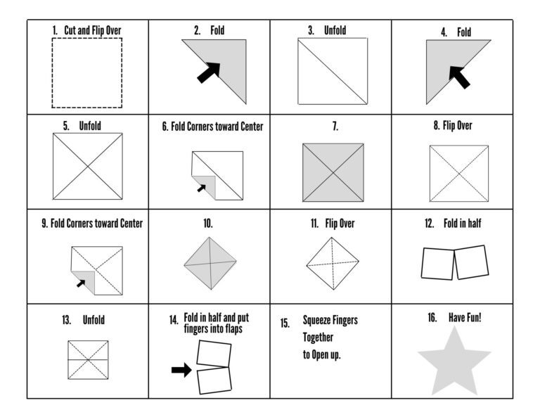 New Year's Fortune Teller Printable