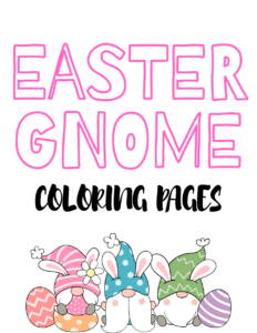 Easter Gnome Coloring Pages