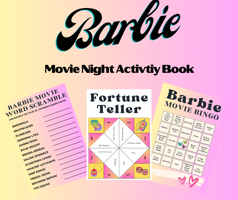 Printable Barbie Activity Book
