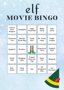 Elf Movie Night Activity Book - Free Printable
