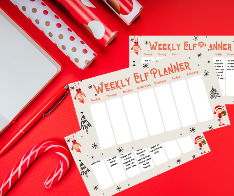 4 Free Elf on the Shelf Ideas Calendar Prinables